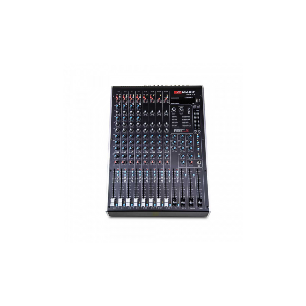 Mark Mark PROX 12E USB BT Mixer - 12 Channel Mixer With Bluetooth – AV Shack