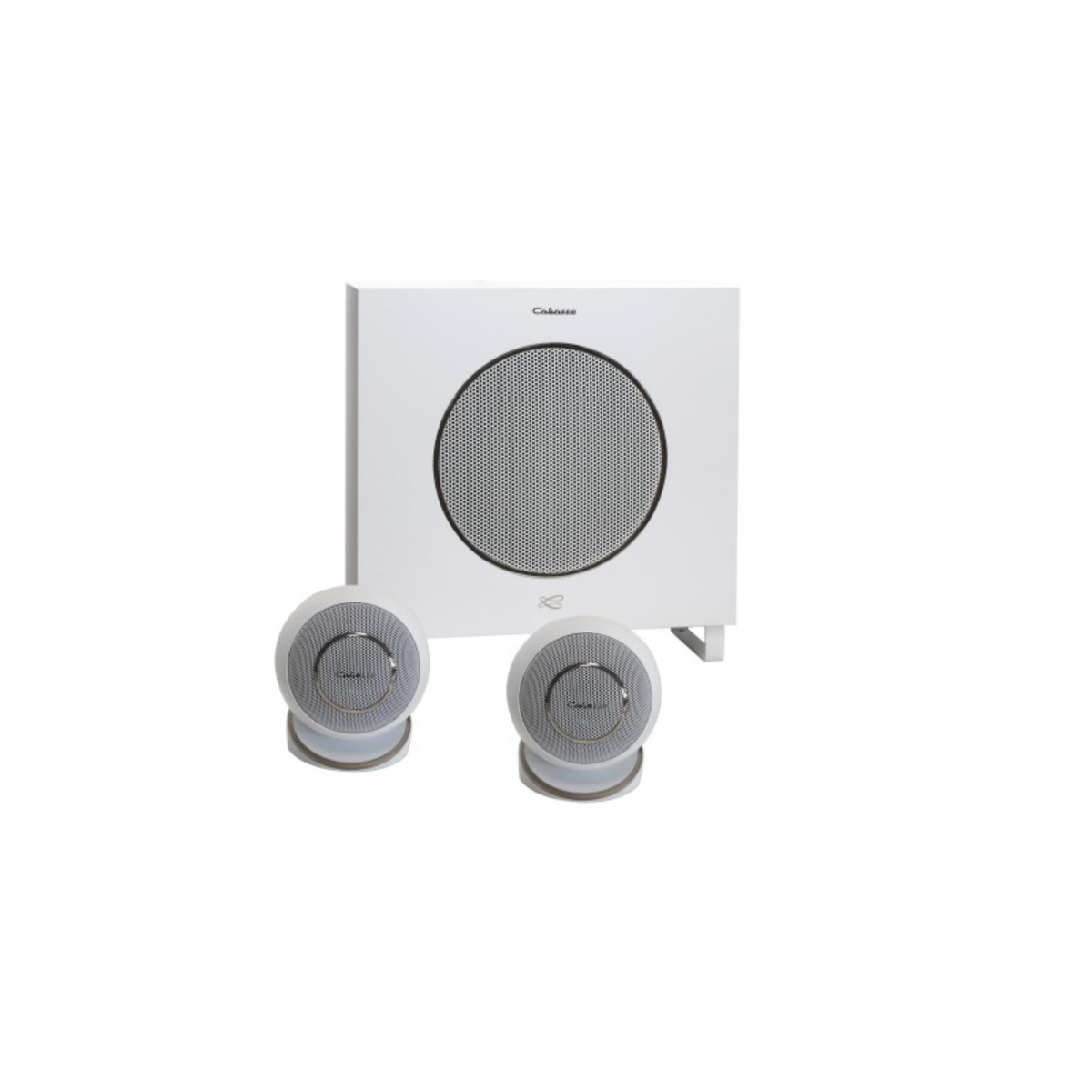 Cabasse Eole 4 - 2.1 On-Wall Speaker Package (White) – AV Shack