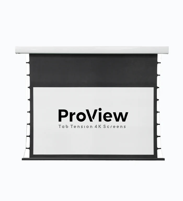 Klara ProView Series PV-133W - 133 Inches Matte White 4K UHD Tab Tensi ...