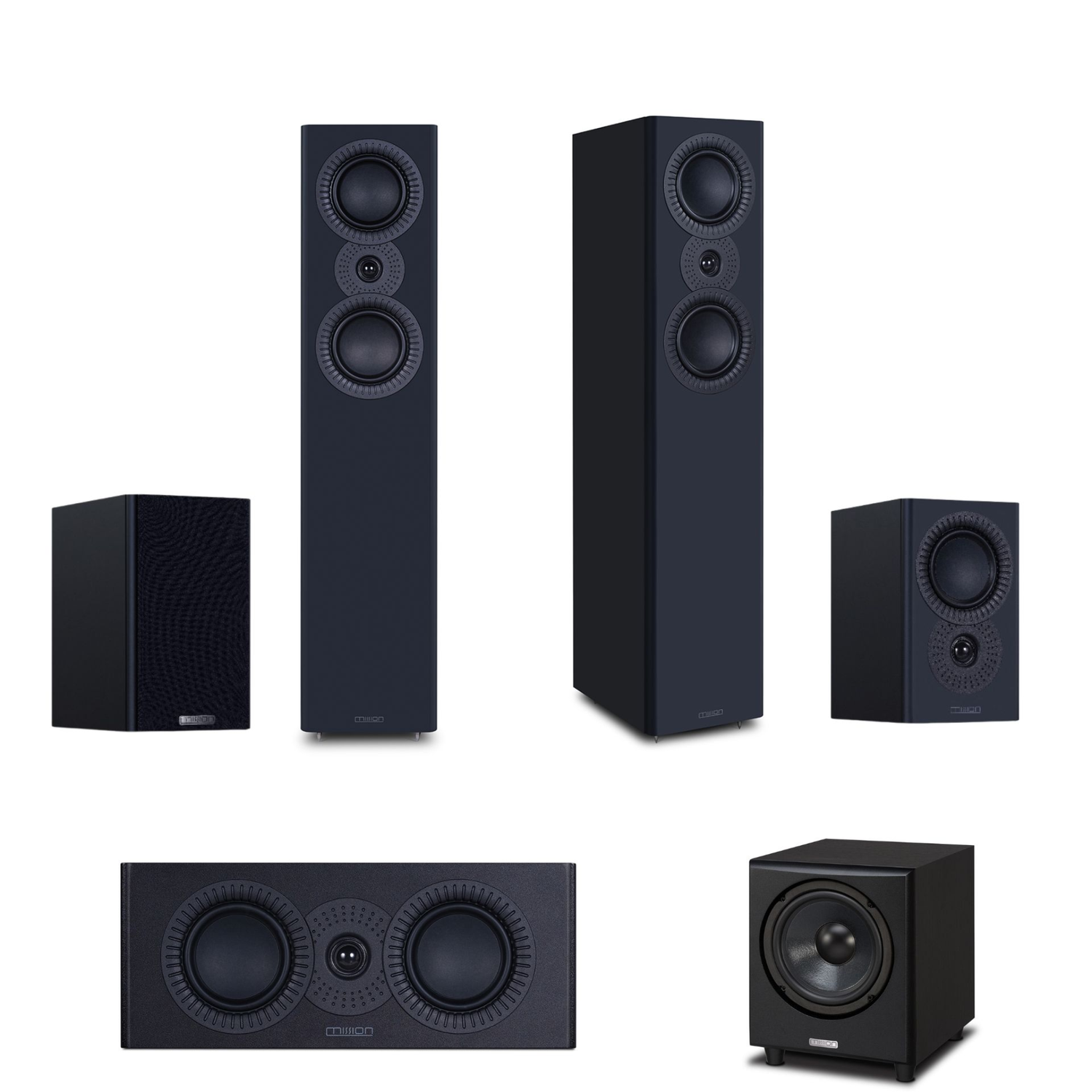 Mission LX4 MKII - 5.1 Bundle Speaker Package (Includes LX4 MKII + LX1 ...