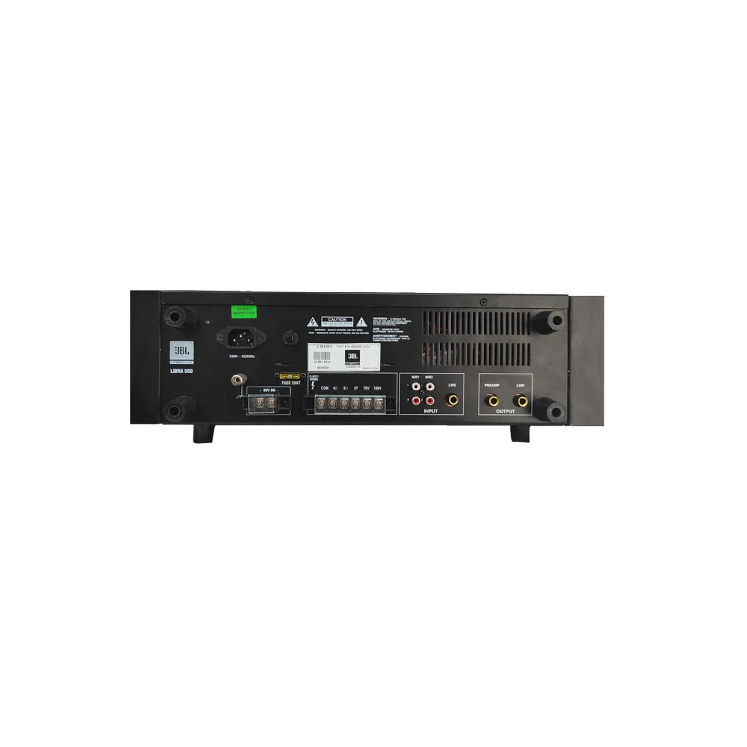JBL Libra 500 - 500 Watts Power Amplifier with Mixer and USB – AV Shack