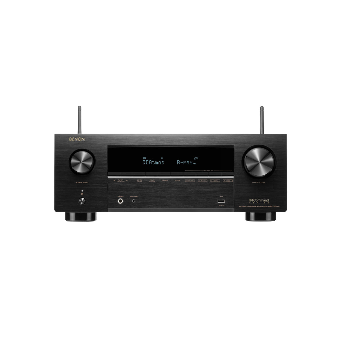 Denon AVR-X2800H - 7.2 Channel Dolby Atmos 8K & 3D Audio Experience AV ...