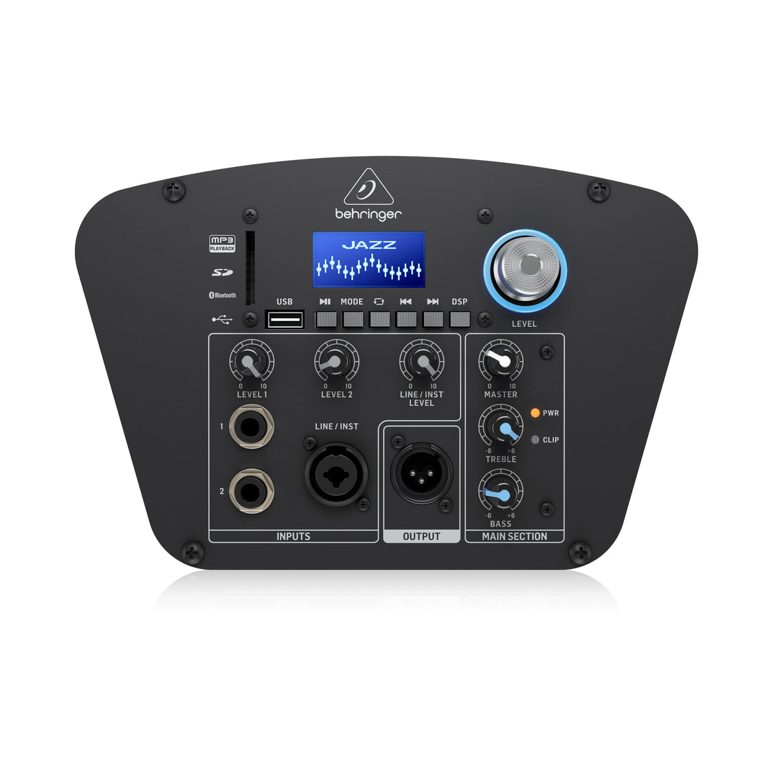 Behringer C210 - 200 Watts Powered Line Array Column Loudspeaker with ...